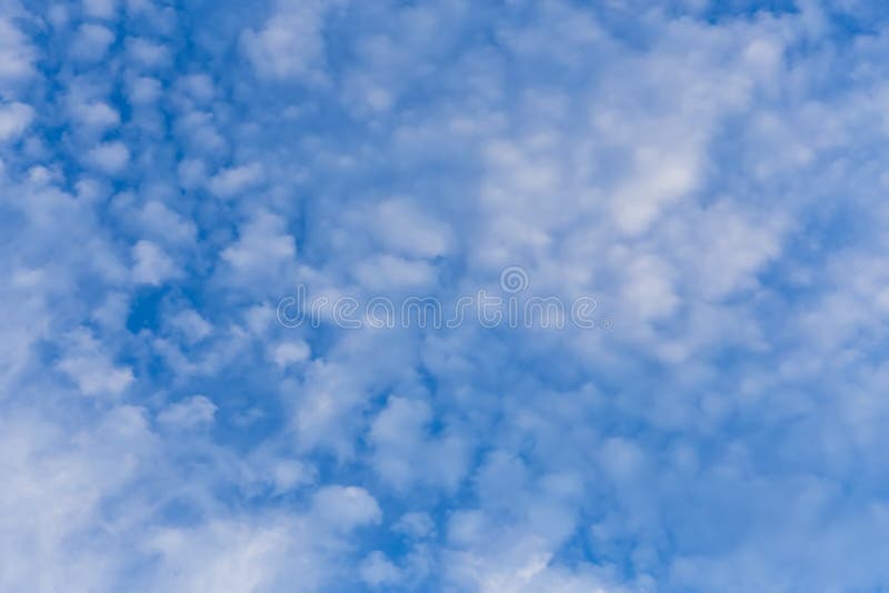 Blue Clean Sky with White Clouds Background Stock Photo - Image of ...