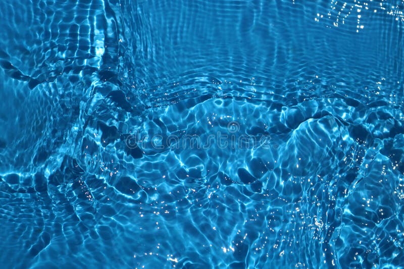 Blue Clean and Transparent Pool Water Stock Image - Image of abstract ...