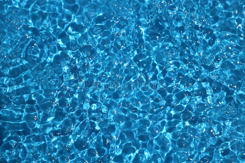 Blue Clean and Transparent Pool Water Stock Image - Image of light ...