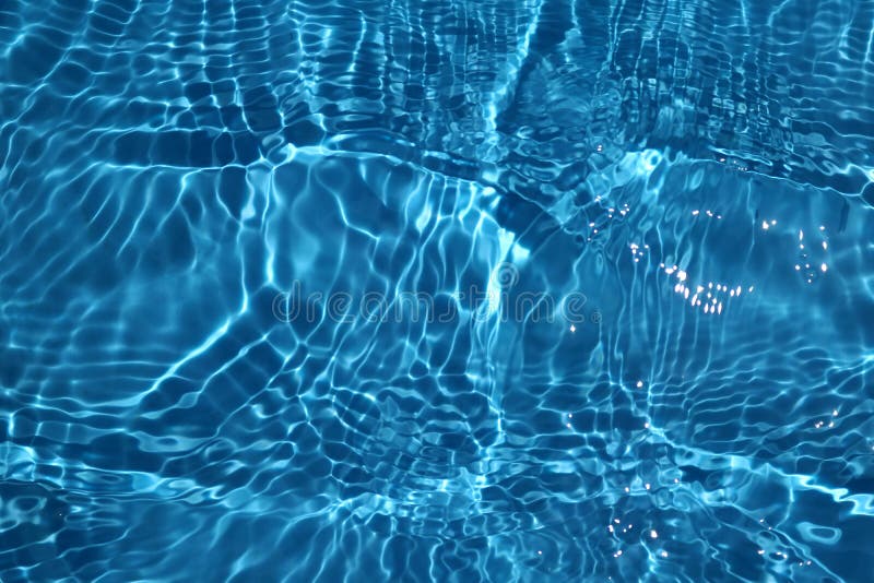 Blue Clean and Transparent Pool Water Stock Image - Image of clear ...