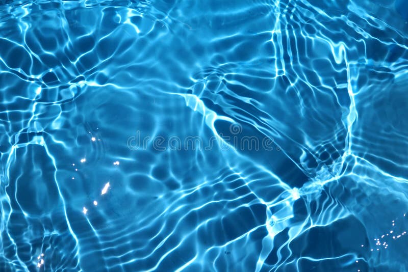 Blue Clean and Transparent Pool Water Stock Photo - Image of ...