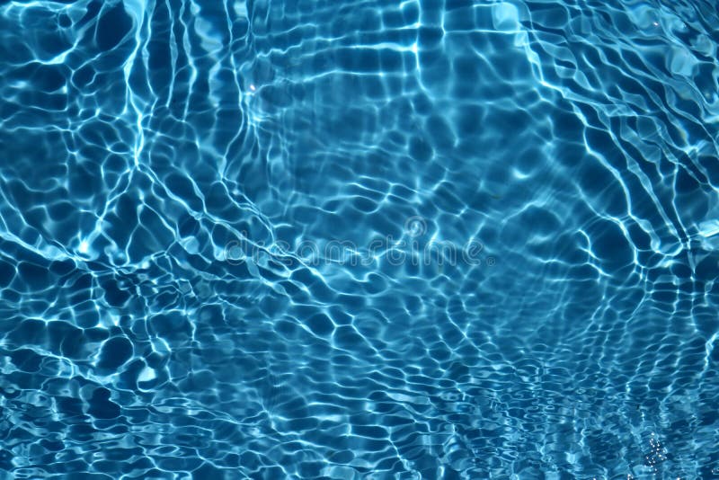 Blue Clean and Transparent Pool Water Stock Photo - Image of frame ...