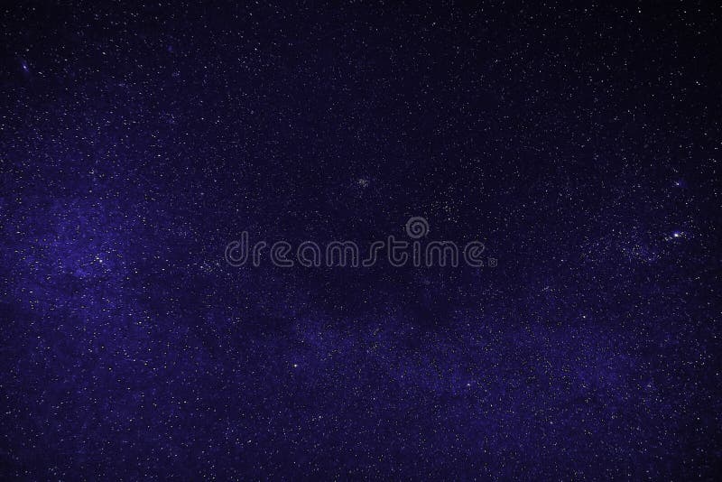 Blue Clear Night with Stars Stock Image - Image of weather, nebula ...
