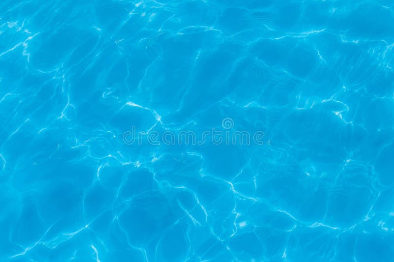 Blue Clear Pool Water with Abstract Pattern of Reflection and Wave ...