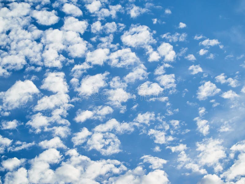 Sky and many small clouds stock photo. Image of clouds - 174795812