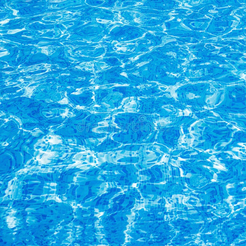 Blue Clear Water in Swimming Pool. Stock Photo - Image of clean, pool ...