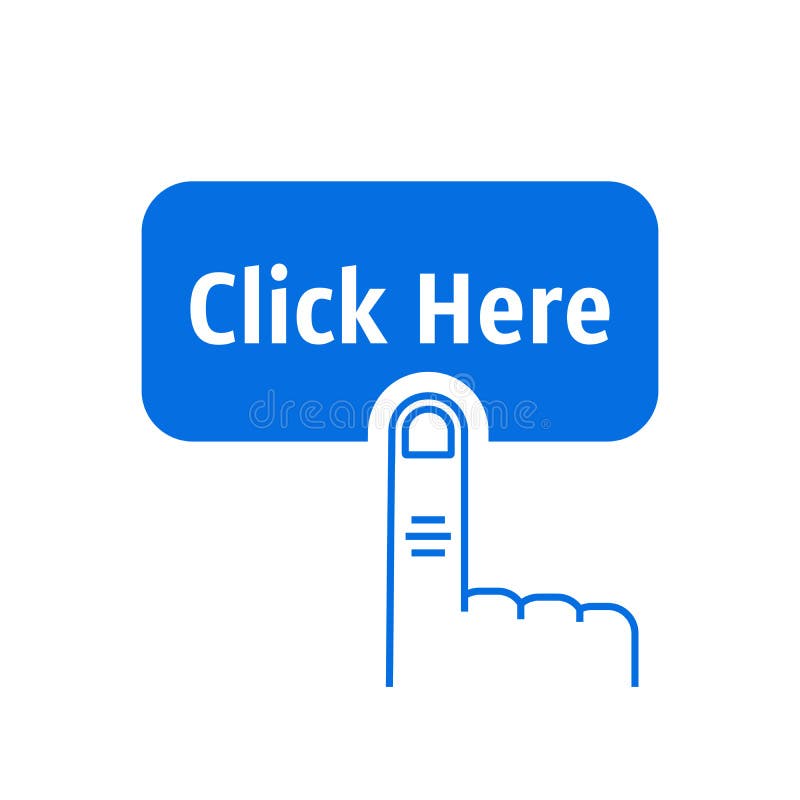 Blue Click Here or Register Button Stock Illustration - Illustration of ... Blue Click Here or Register Button Stock Illustration - Illustration of ...