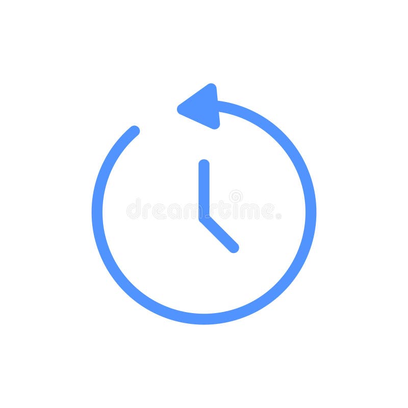 Round Clock Blue Arrow Sign Stock Illustrations – 3,391 Round Clock ...