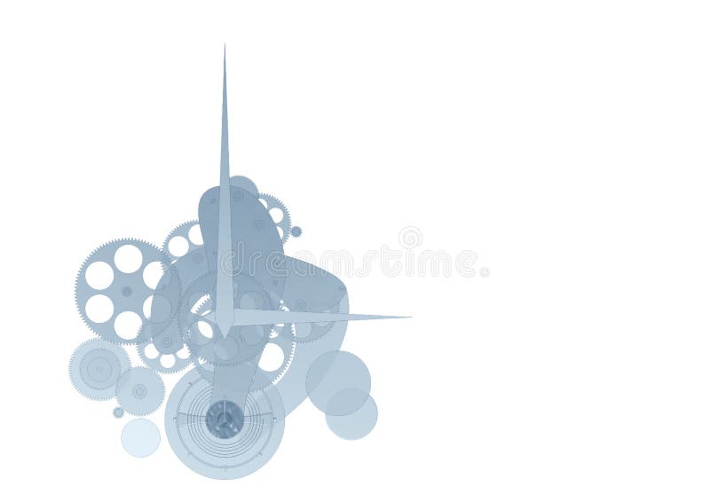 Abstract clockwork stock illustration. Illustration of progress - 3778457