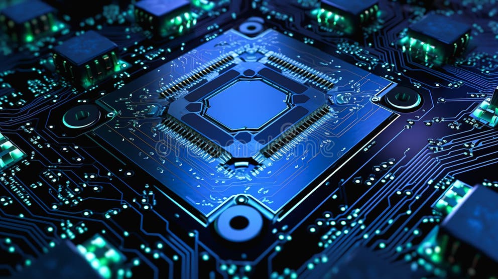 Microscopic Cpu Stock Illustrations – 2,611 Microscopic Cpu Stock ...