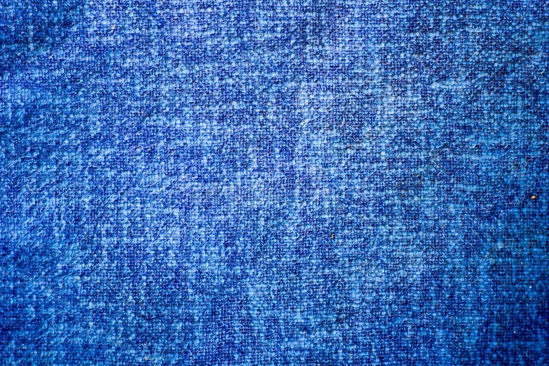 Blue Cloth Cover Textile Texture As a Background. Stock Image - Image ...