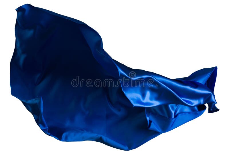 Blue cloth flutters stock photo. Image of smooth, shape - 284330196