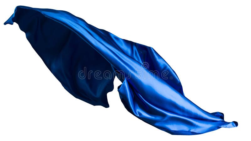 Blue cloth flutters stock photo. Image of float, shape - 261187104