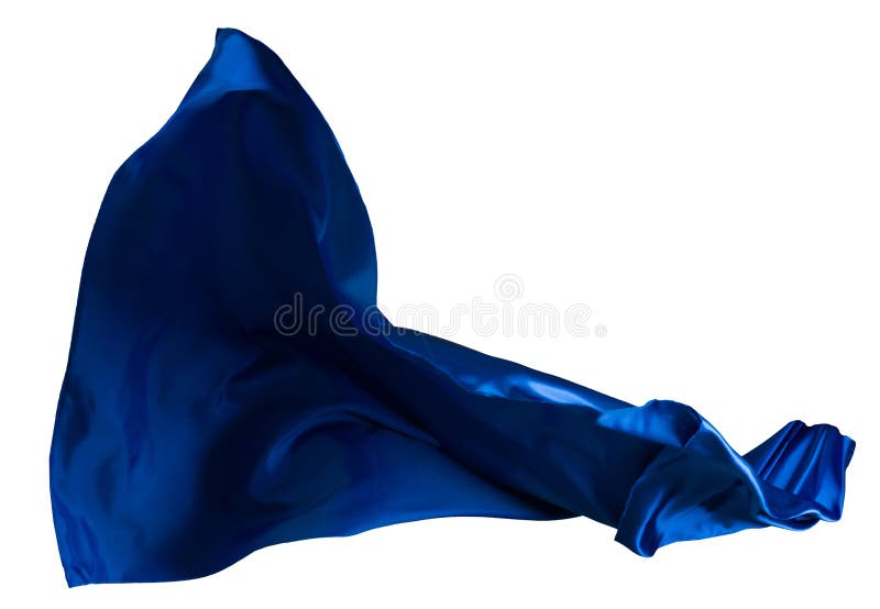 Blue cloth flutters stock image. Image of fabric, flowing - 280763863