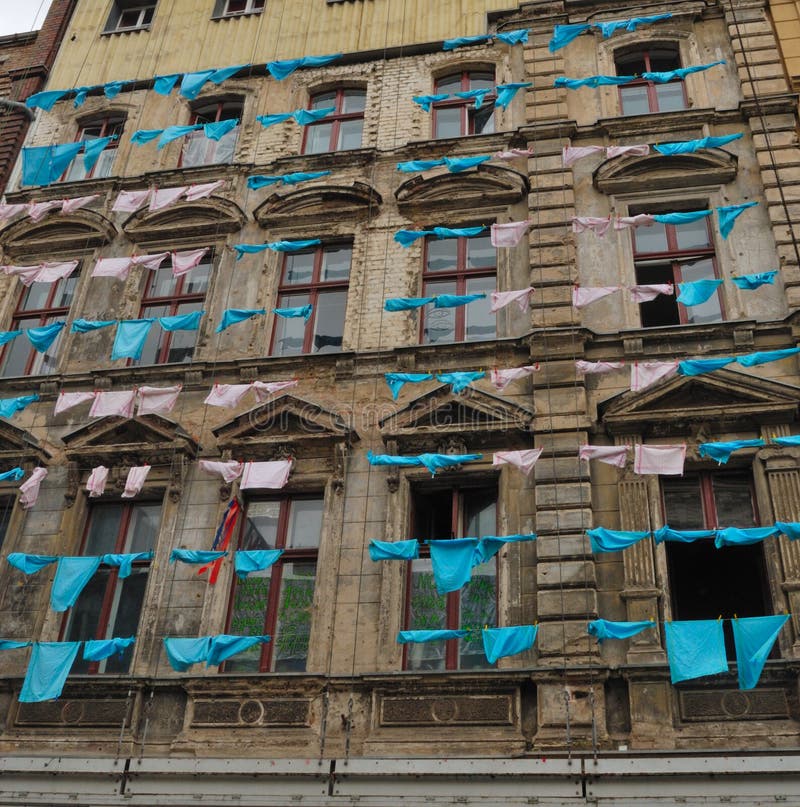 Blue clothes stock image. Image of historic, window, traditional - 22265585