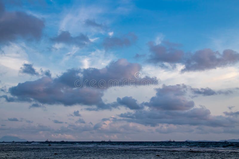 Blue Cloud Abstract Shape Background in the Sky Stock Image - Image of ...