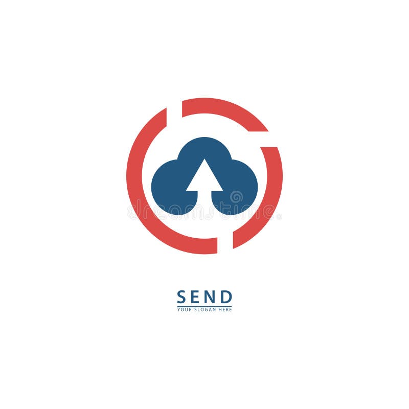 Cloud Delivery Flying Cloud Deliver Parcel Package Flat Vector ...