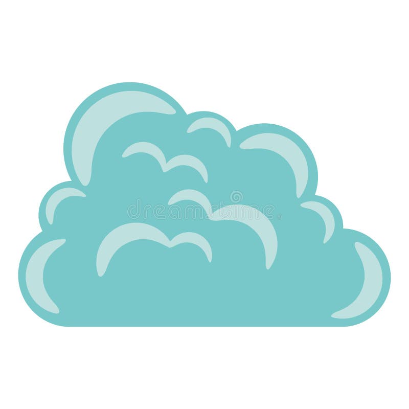 Blue cloud icon stock vector. Illustration of abstract - 80029003