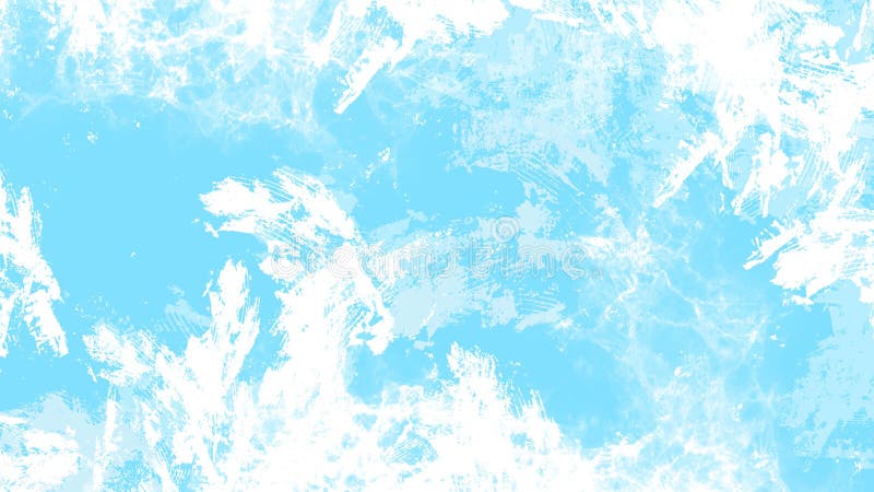 Blue Cloud Painting Art Texture Stock Illustration - Illustration of ...