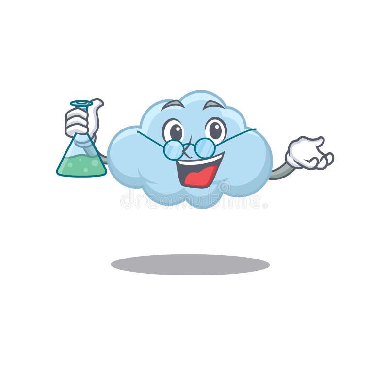 Professor Thunder Cloud Character Cartoon Stock Vector - Illustration ... Professor Thunder Cloud Character Cartoon Stock Vector - Illustration ...