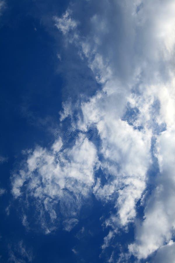 Blue cloudy sky stock photo. Image of background, earth - 3389628