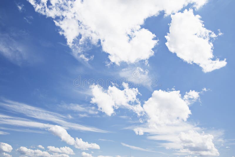 Blue cloudy sky stock photo. Image of blue, clear, beautiful - 5598112
