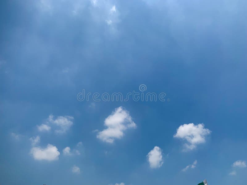 Blue Cloudy Sky Texture Background Stock Image - Image of background ...