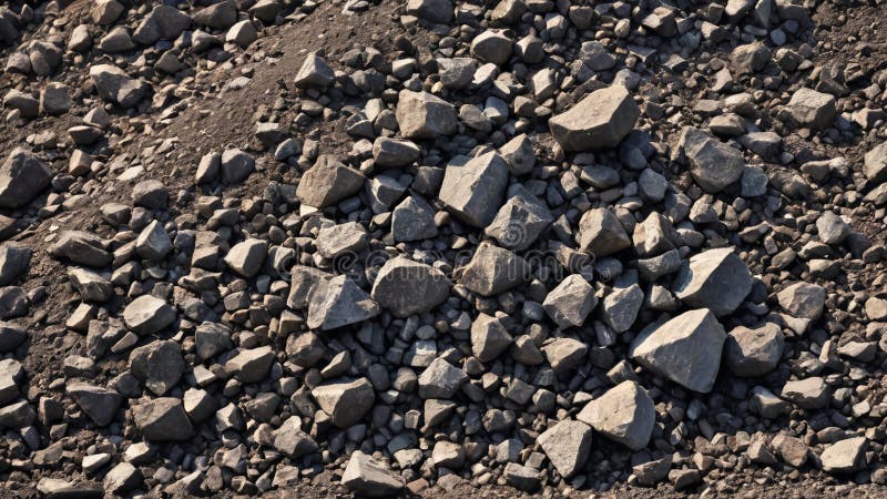 Blue Cobalt Ore Stack in Mining Site Stock Illustration - Illustration ...