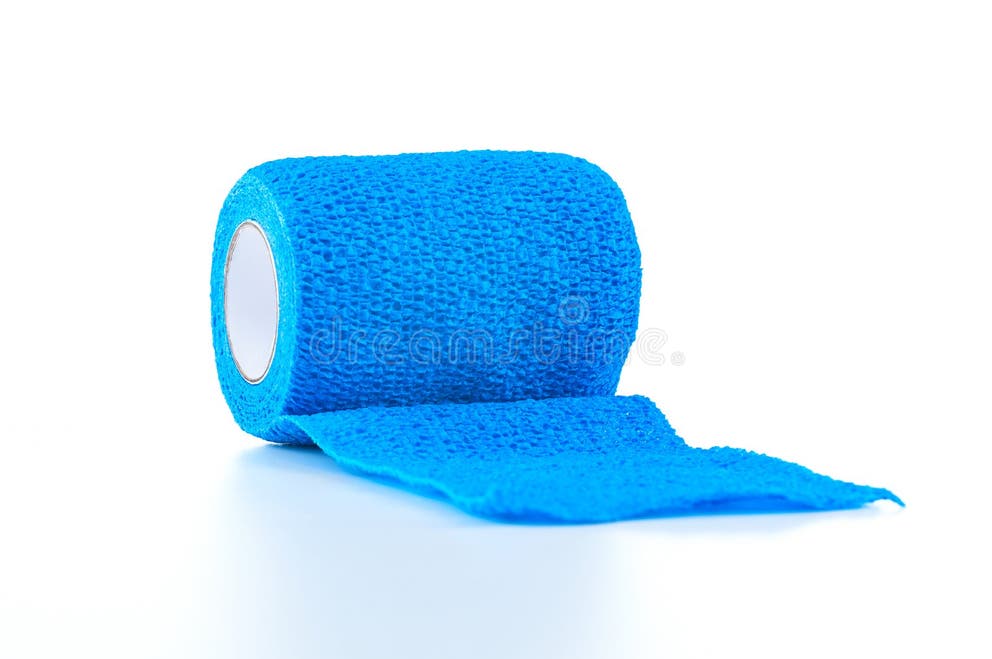 Blue Coban, Bandage Wrap stock image. Image of pair, blue - 33213207