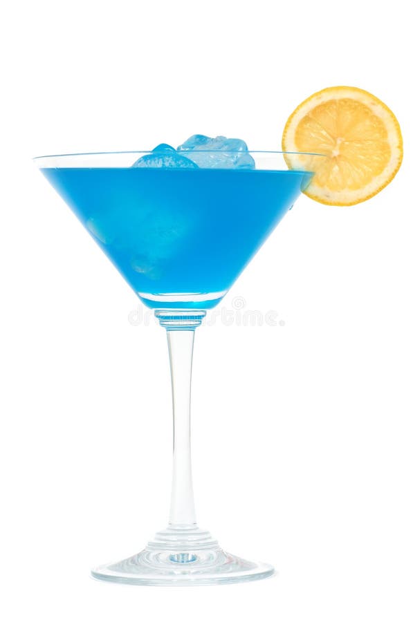 Blue cocktail stock image. Image of nightlife, birthday - 1024059