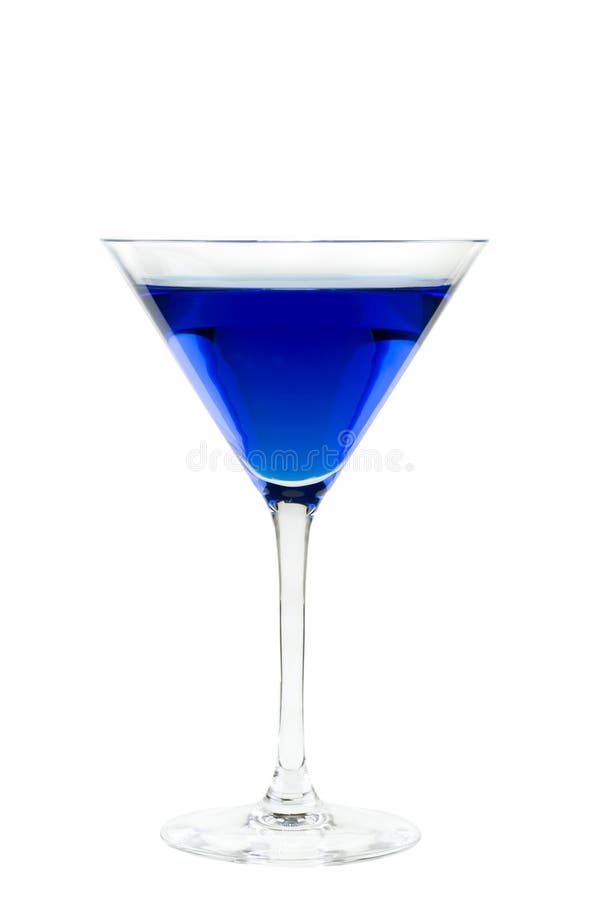 Blue Cocktail stock photo. Image of drunk, cocktail, empty - 378856