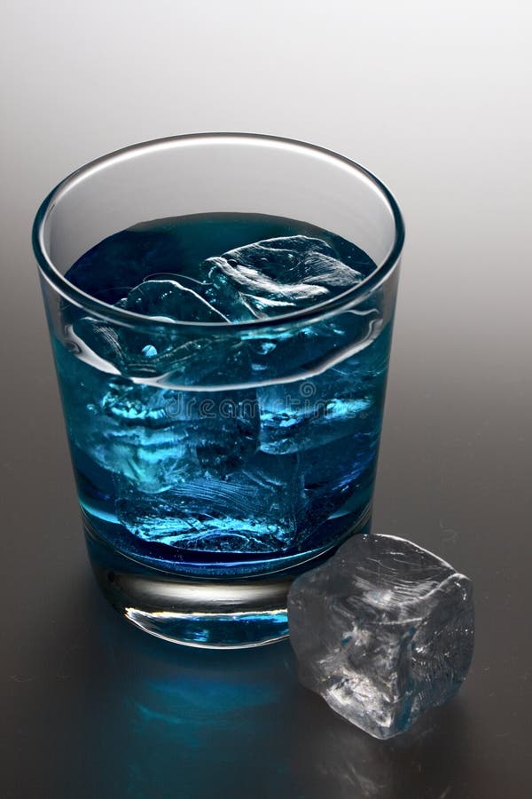 Blue cocktail stock image. Image of square, clear, alcohol - 22500389
