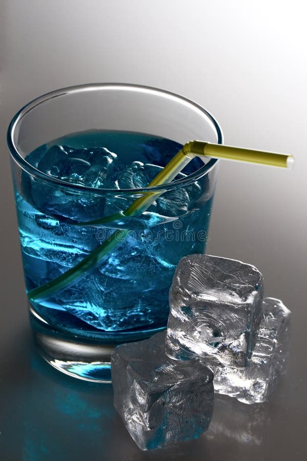 Blue cocktail stock image. Image of purity, cocktail - 22577609