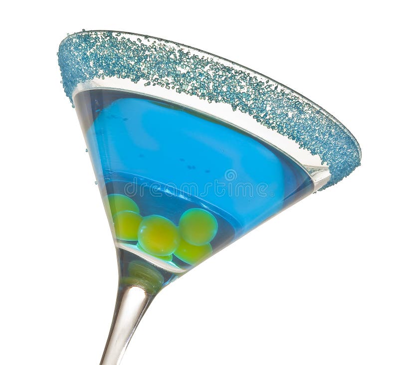 Blue cocktail stock image. Image of alcohol, crazy, bright - 23957133