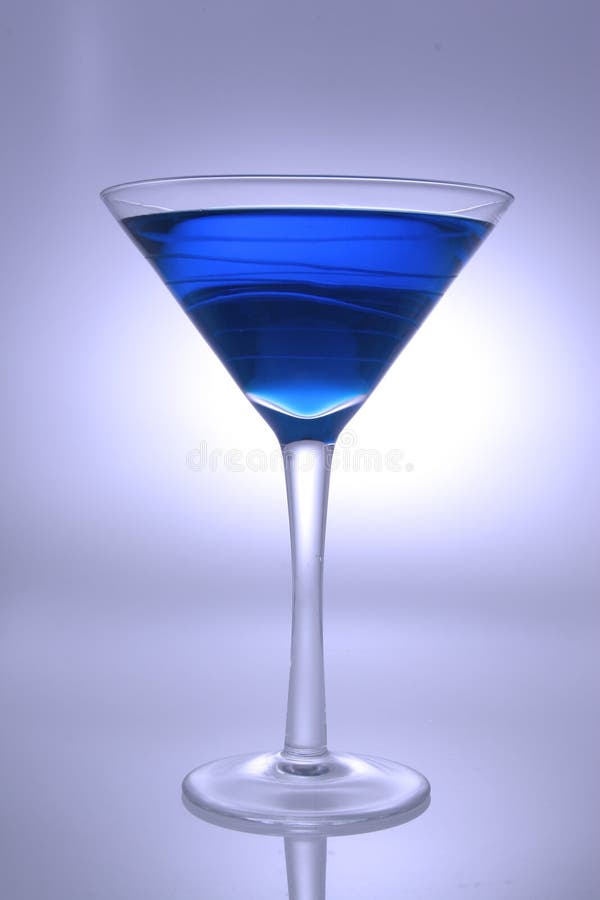 Blue Cocktail stock photo. Image of drunk, cocktail, empty - 378856
