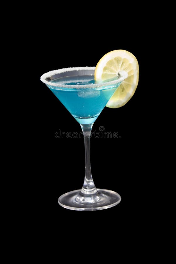 Blue Cocktail stock image. Image of lounge, drawing, living - 5079523