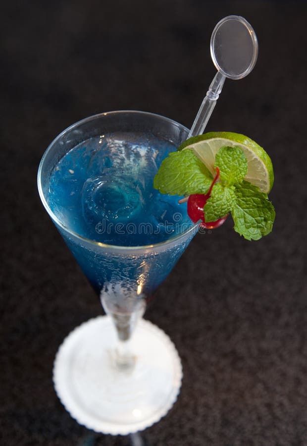 Blue cocktail beverage stock photo. Image of seafood - 113984062