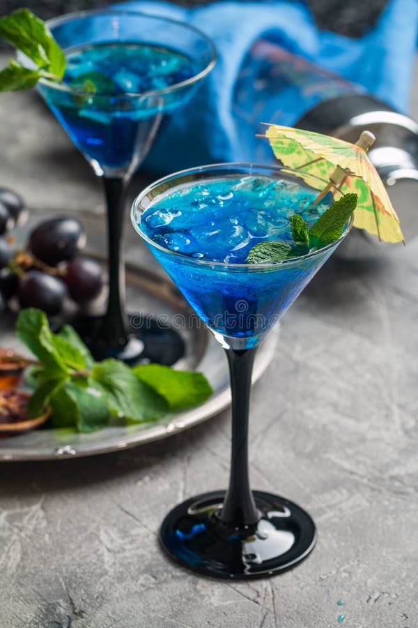 Mojito Shot from Birds Eye View Stock Photo - Image of cocktail ...