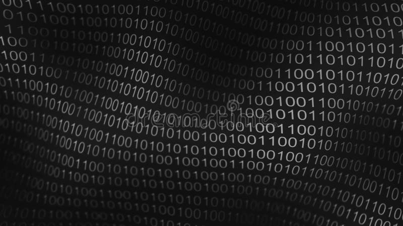 Blue Code Wave Background for Business Concept. Data Binary Code Network Stock Video - Video of ...