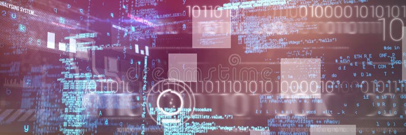 Blue codes stock photo. Image of computer, blue, glowing - 108375610