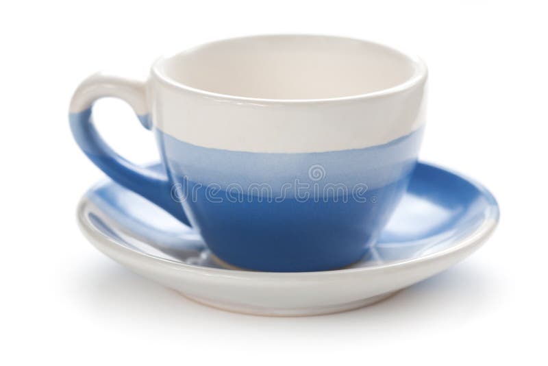 Blue coffee cup. isolated stock photo. Image of coffee - 29306494