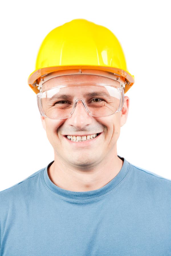 Blue collar worker stock photo. Image of portrait, male - 11340288