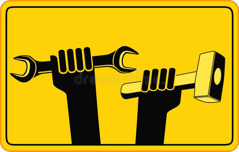 Blue-collar worker stock vector. Illustration of teamwork - 15185455