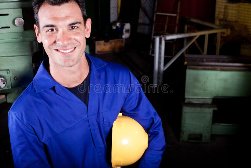 Blue collar worker stock photo. Image of plant, professional - 22988028