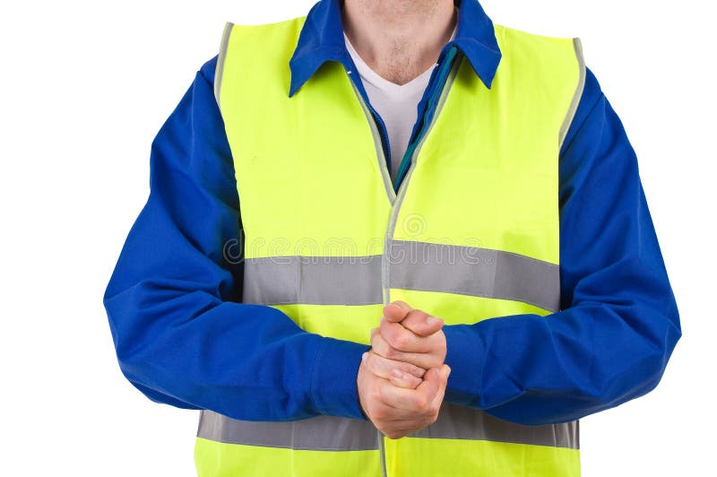Blue collar worker. stock image. Image of people, portrait - 34571405