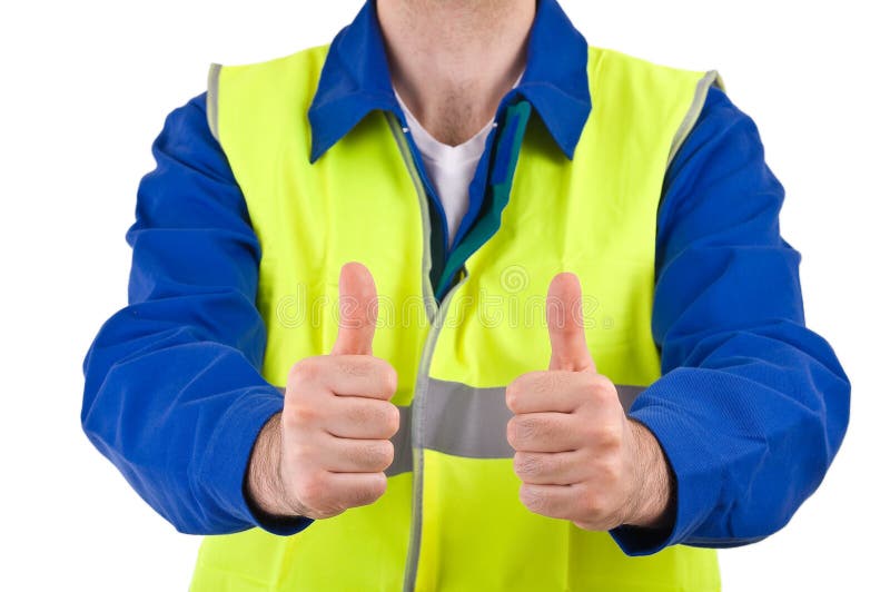 Blue collar worker. stock photo. Image of employee, manpower - 34585034