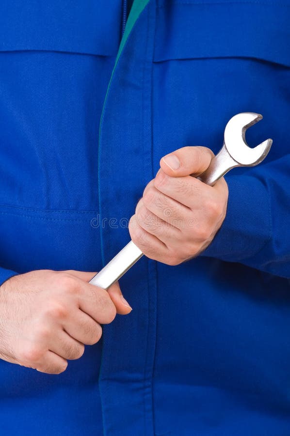 Blue collar worker. stock image. Image of people, collar - 34686467
