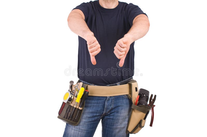 Blue collar worker. stock photo. Image of carpenter, operator - 35300512
