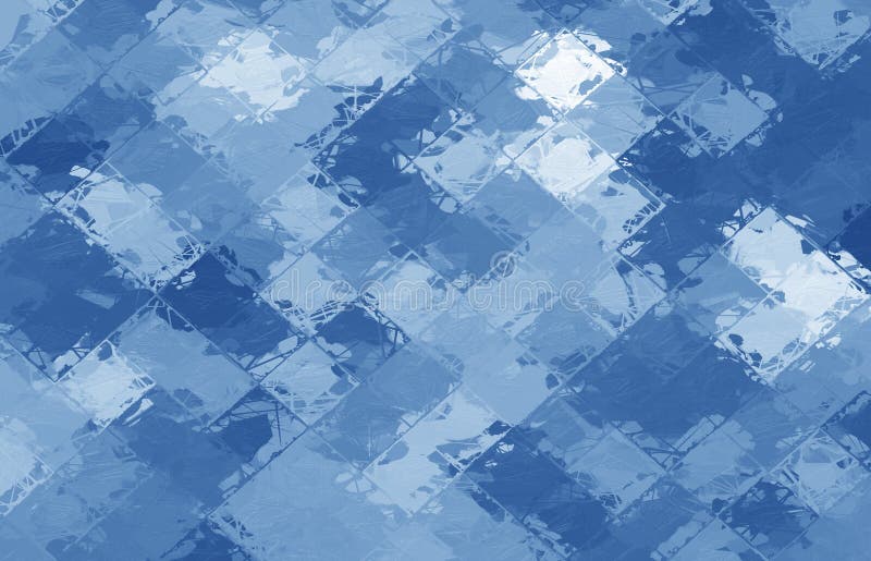 Blue Color Abstract Pattern Background Stock Illustration ...