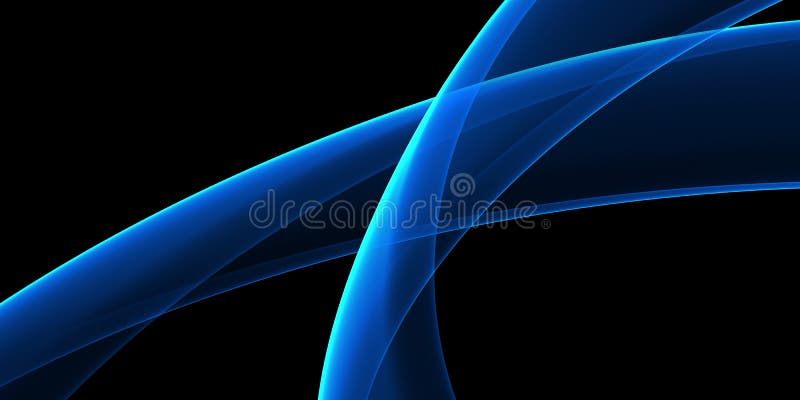 Blue Color Abstract Transparent Soft Wave Design Element Stock ...